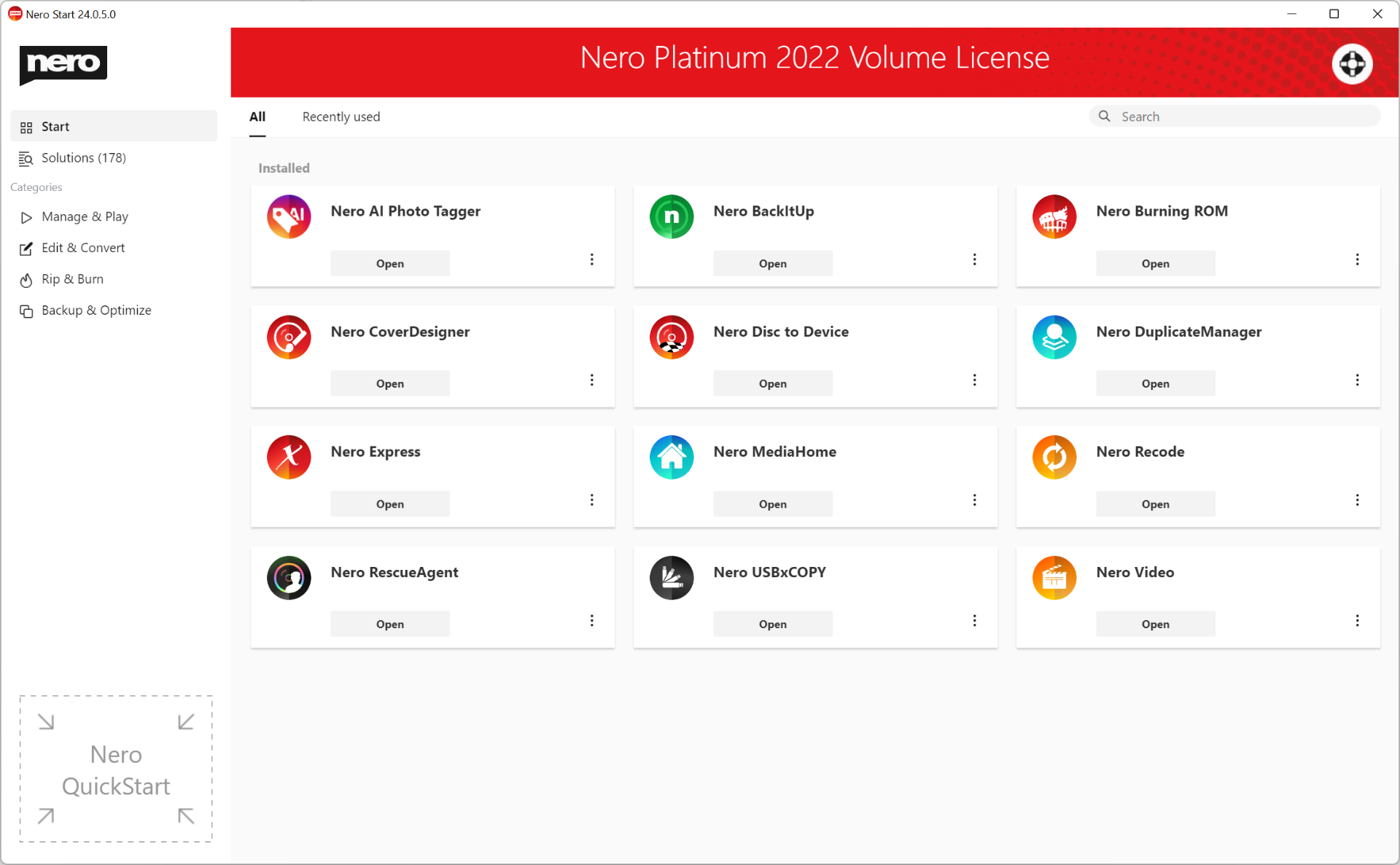 Nero Volume Licenses